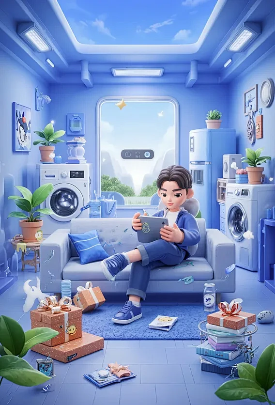 【油条】运营3D海报-场景含IP-LoRA-油条-LiblibAI-花瓣网