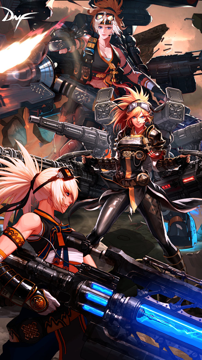 ##地下城与勇士#DNF#女神枪手