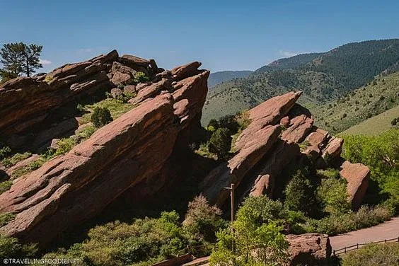 Jagged Rock Formation at Red Rocks Park and Amphitheatre || Best Things ...