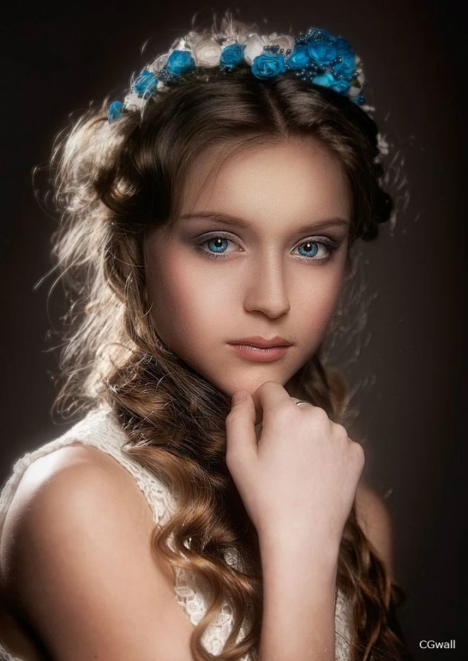 CGwall游戏原画网站_童模小萝莉可爱萌图2-花瓣网