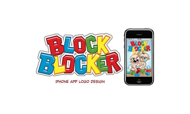 游戏logo BLOCK BLOCKER