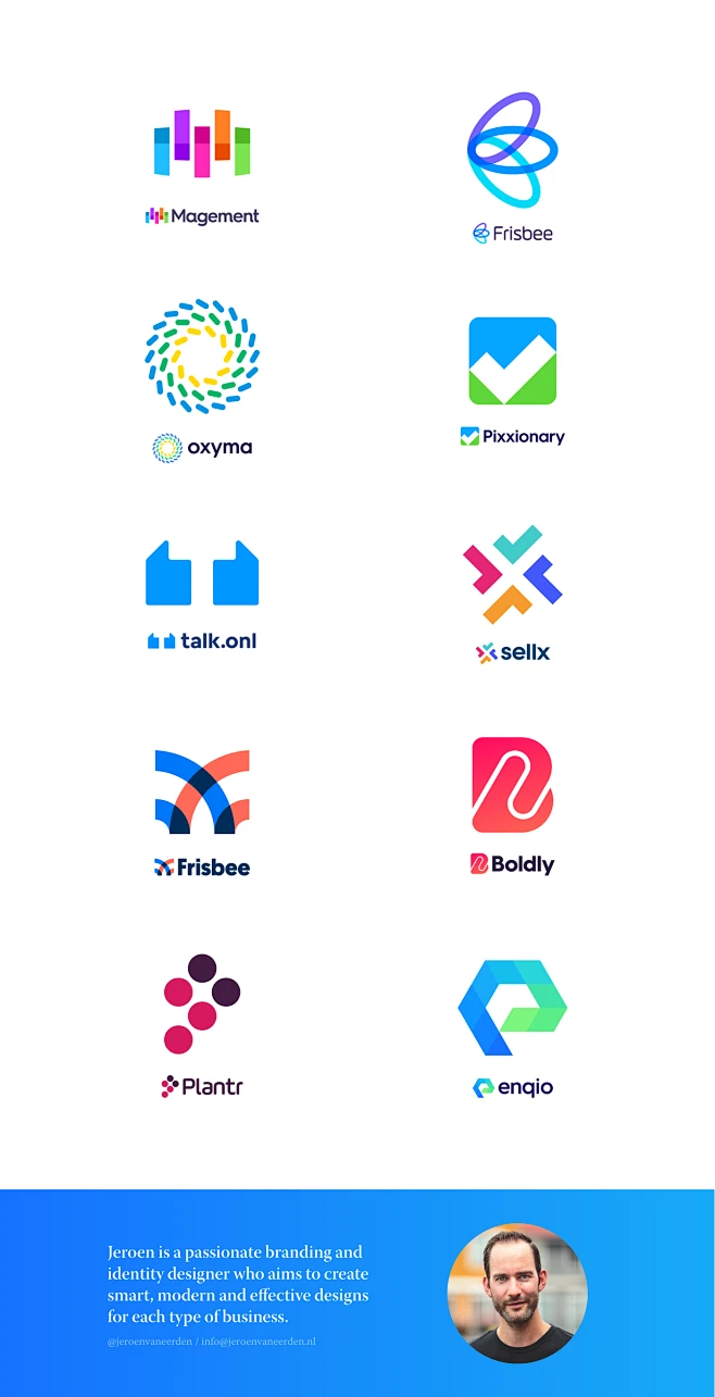 Logofolio update 2019 : This project shows a various of my recent logo ...