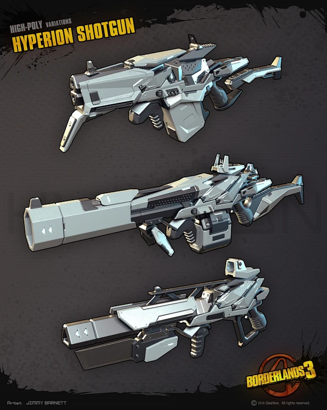 Borderlands 3 - Hyperion Shotgun - HP, Jimmy Barnett : This is the high ...