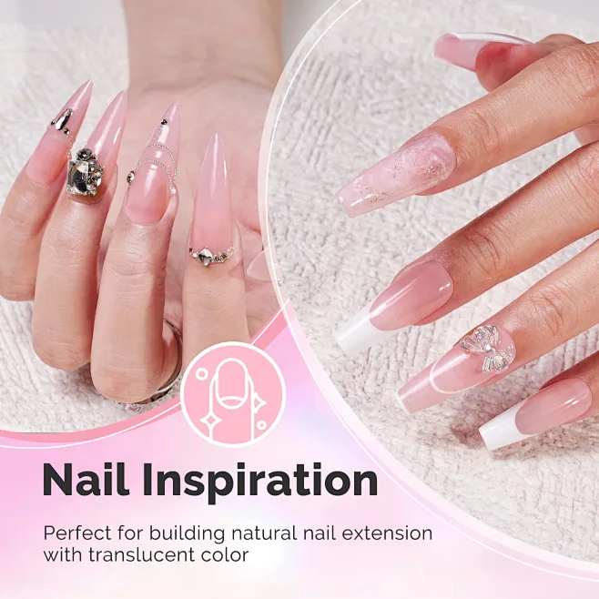 Amazon.com: MelodySusie Builder Nail Base Gel Builder Gel for Nails ...