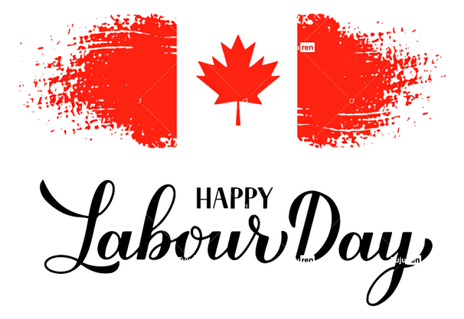 枫叶-抽象加拿大国旗与动态笔触-花瓣网