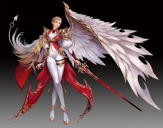 Kynthia : Casual and realistic game concept character design-花瓣网