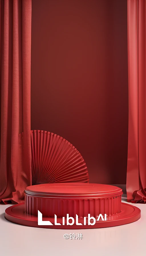 实用新春电商背景3D-LoRA-铃淋-LiblibAI-花瓣网