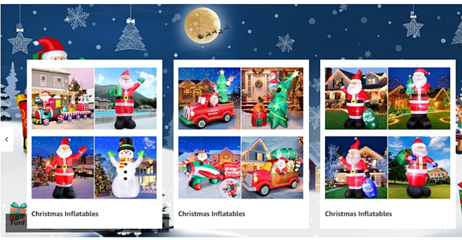 Amazon.com: Christmas Inflatable Nativity Scene with Baby Jesus ...