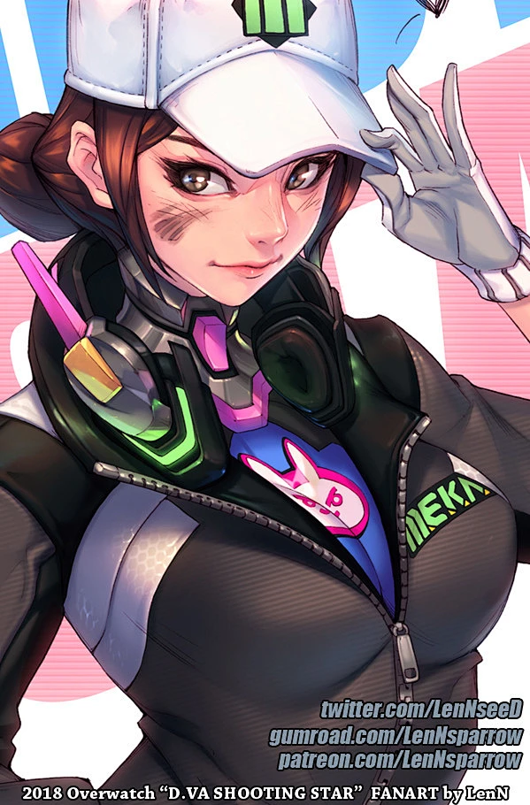 OVERWATCH "D.VA SHOOTING STAR" [PATREON REWARD] , Shin TaeHwan (LenN ...