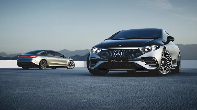 Mercedes-Benz_EQS UE 5.1 on Behance-花瓣网