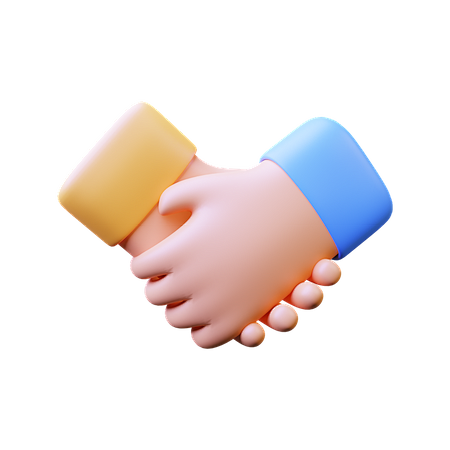 Handshake 3D Illustration