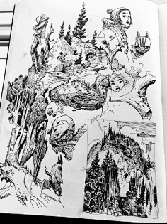 线稿-Joe Mad/Habchi/Lan McQue-花瓣网|陪你做生活的设计师