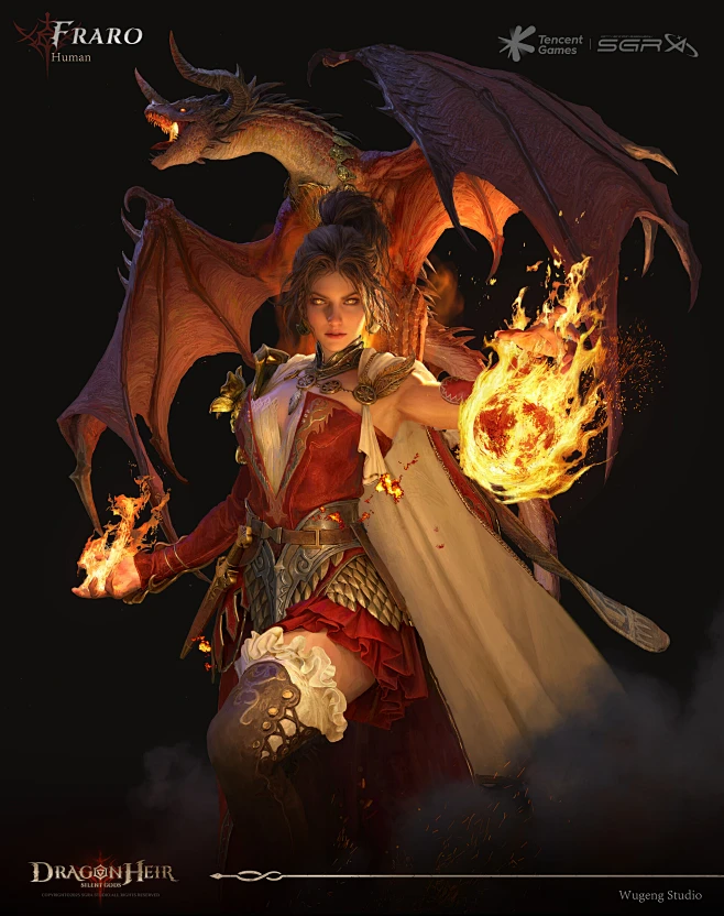 Concept Art for Dragonheir: Silent Gods-花瓣网