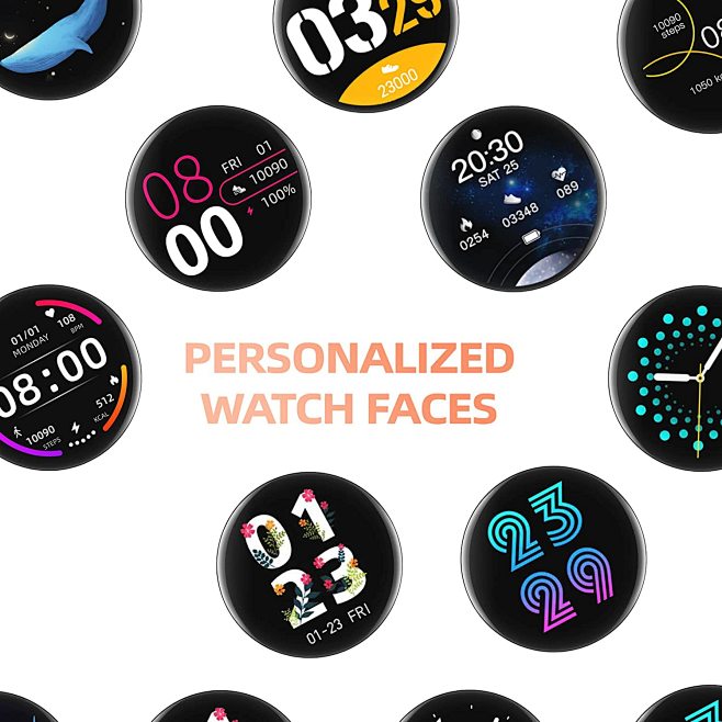 Amazon.com: RIVERSONG Smart Watch for Women, Smartwatch Compatible with ...