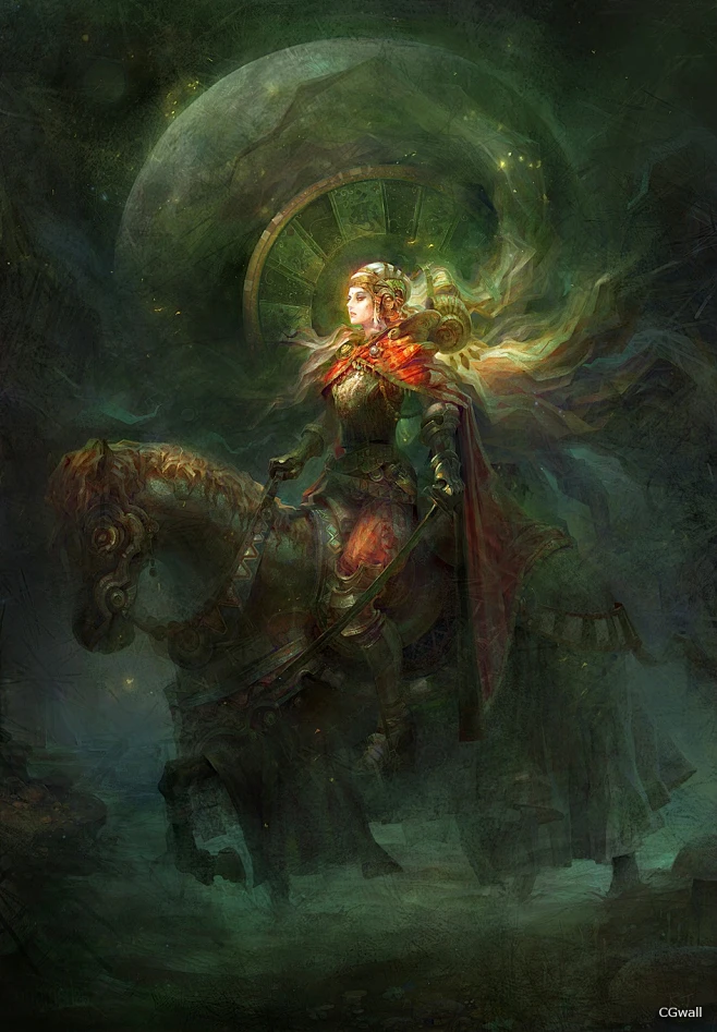 CGwall游戏原画网站_人物海报图-花瓣网