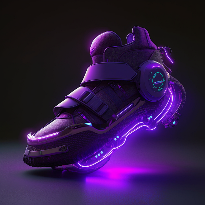 Crow880206_Generate_an_image_of_a_pair_of_Purple_sneakers_that ...