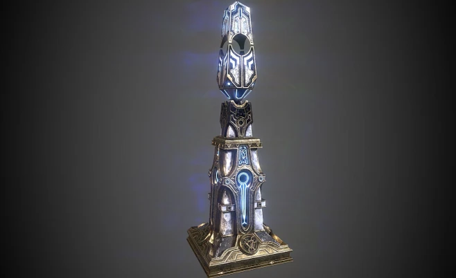 Obelisk_Prop, Kim Tae Gyeong : My first Substance Painter Texturing-花瓣网
