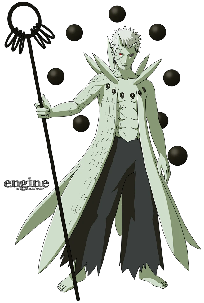Obito (Ten Tails Jinchuriki) by MasonENGINE-花瓣网