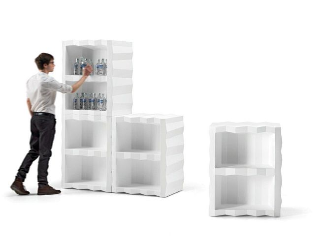Polyethylene bar cabinet FROZEN DISPLAY