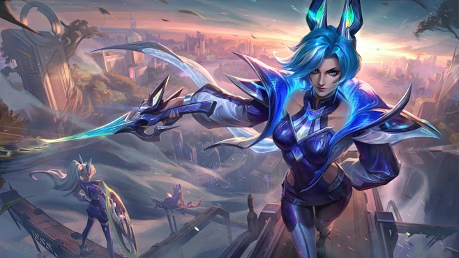 fiora-battle-hound-lol-wild-rift-skin-splash-art-8k-wallpaper-uhdpaper-花瓣网