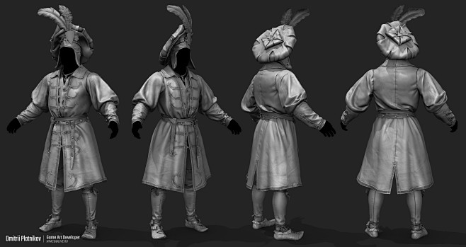 dmitrii-plotnikov-high-poly-medieval-garments