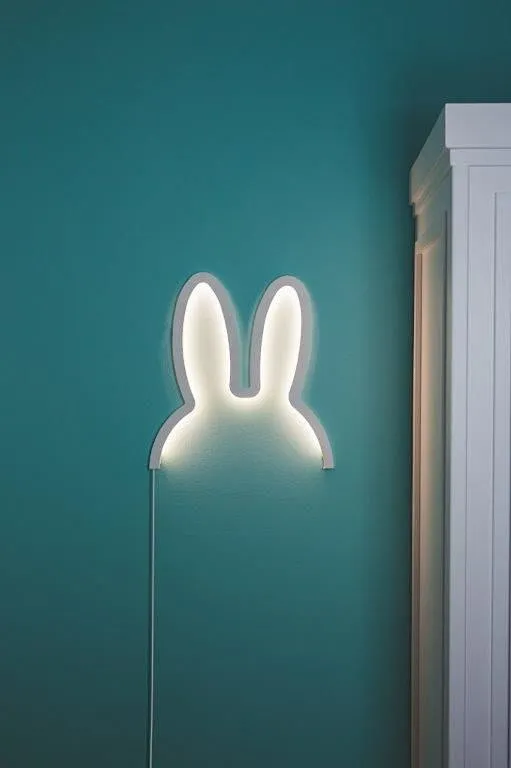 Wandlamp Nijntje oren wit-花瓣网