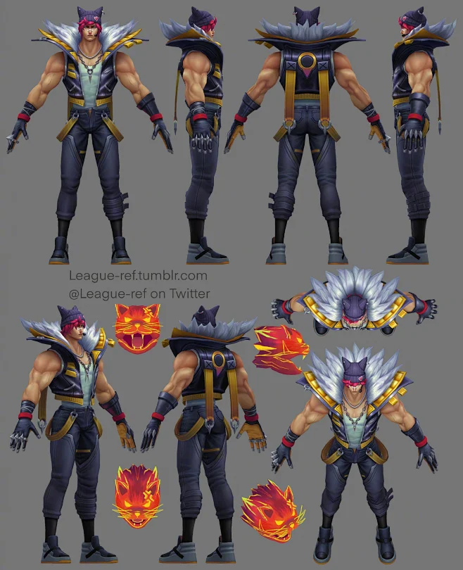 《英雄联盟》全新男团“心之钢”皮肤建模图公开！_游侠网 Ali213.net-花瓣网