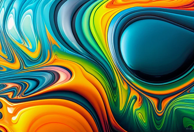 AI绘画_Prompts_breakmv_colorful_abstract_painting_background_liquid ...